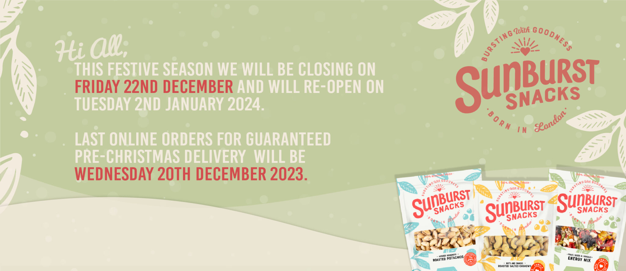 Become A Distributor | Sunburst Snacks UK