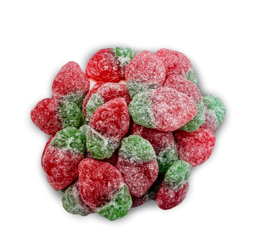 Sour Strawberry Sweets | Sunburst Snacks Vegetarian Sour Strawberries