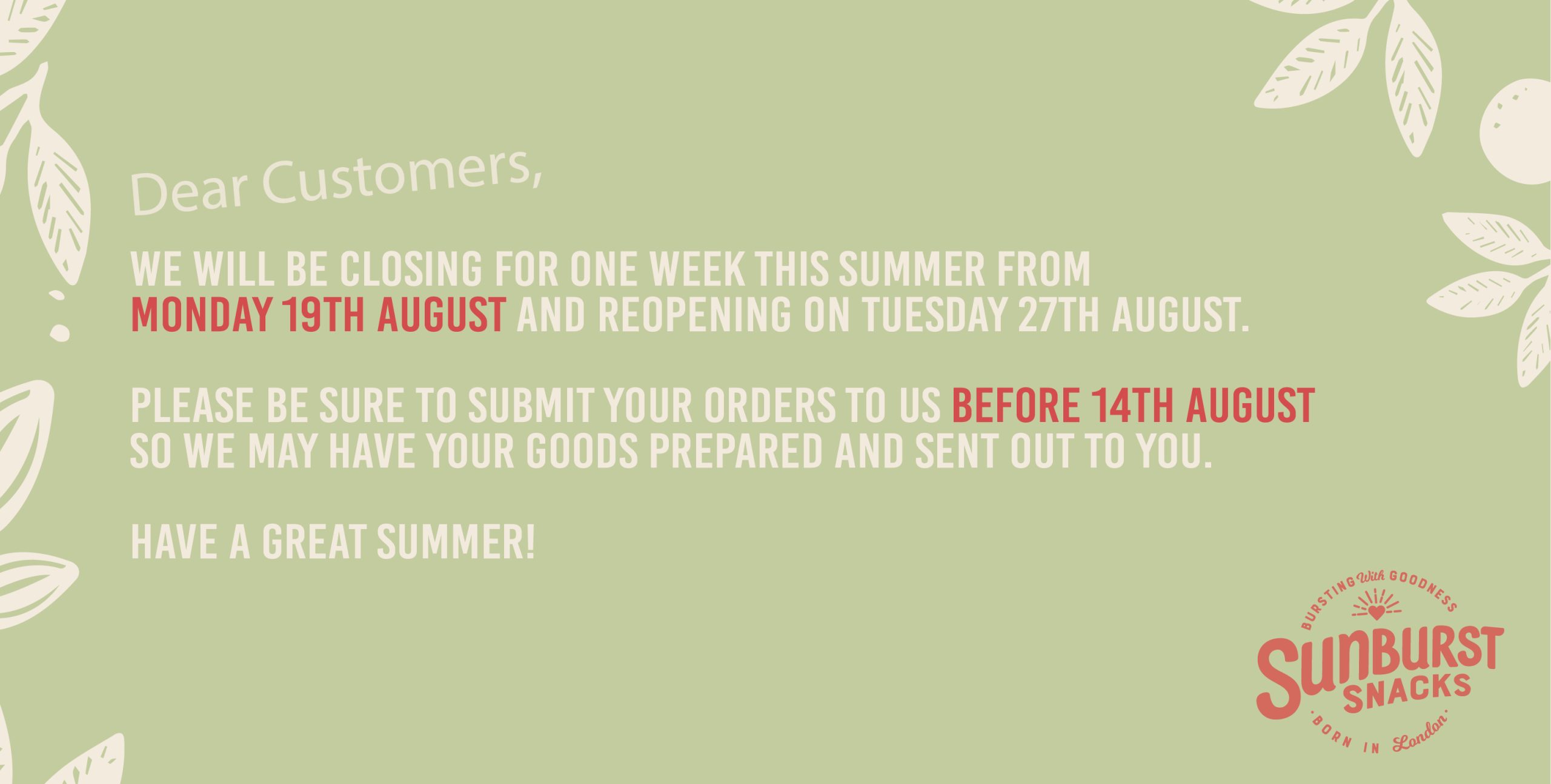 Snacks and Nuts Distributors London | Sunburst Snacks UK